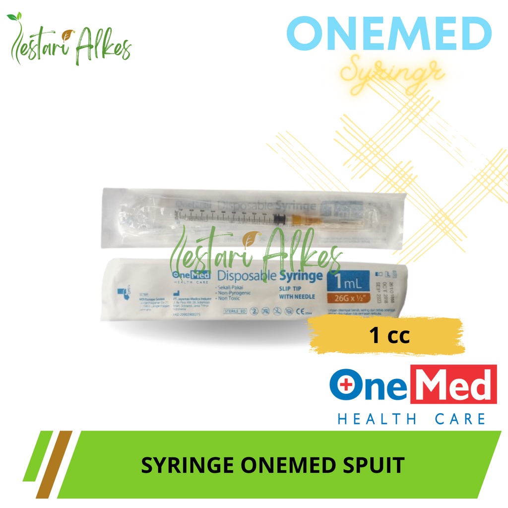 Jual Spuit 1cc / Syringe 1cc Onemed Original | Shopee Indonesia