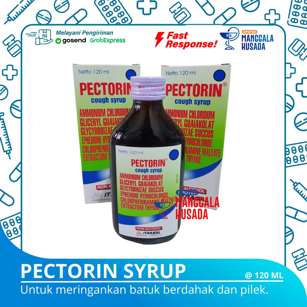 Jual PECTORIN COUGH SYRUP @ 120 ML | Shopee Indonesia
