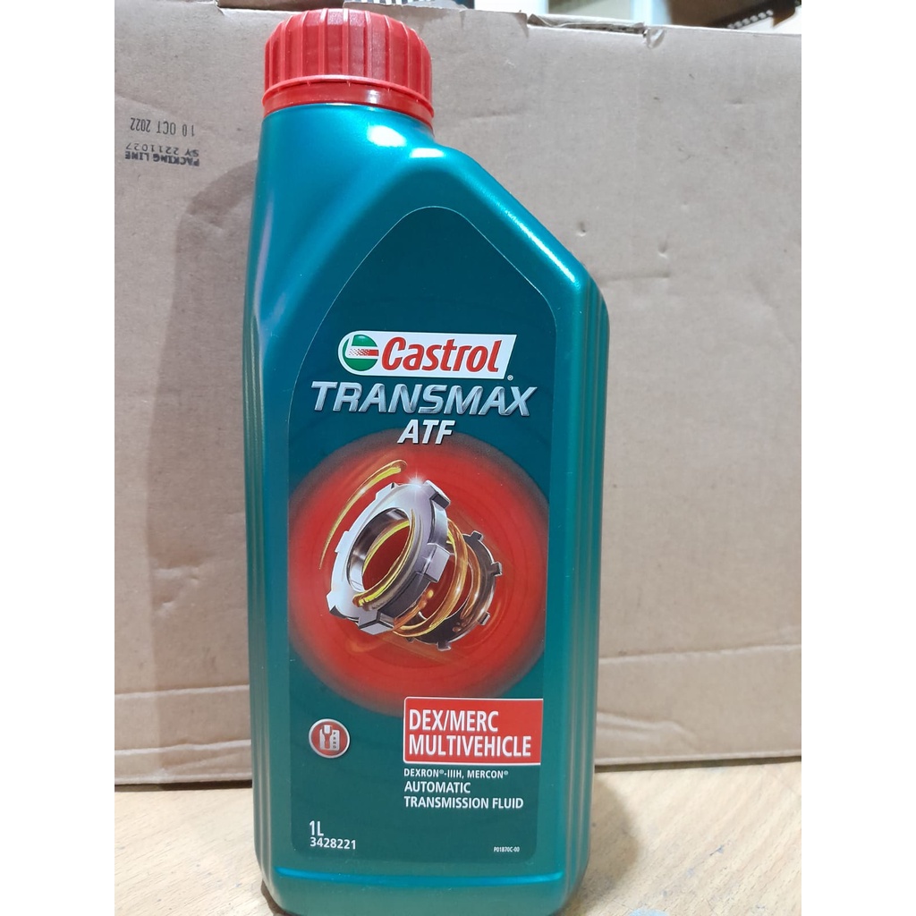 Jual OLI CASTROL TRANSMAX ATF 1 LITER TRANMISI MATIC DEX/MERC ...