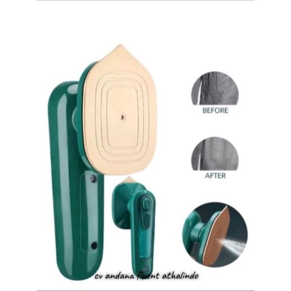 Jual setrika uap mini setrika portable setrika 2 in 1 foldable travel ...