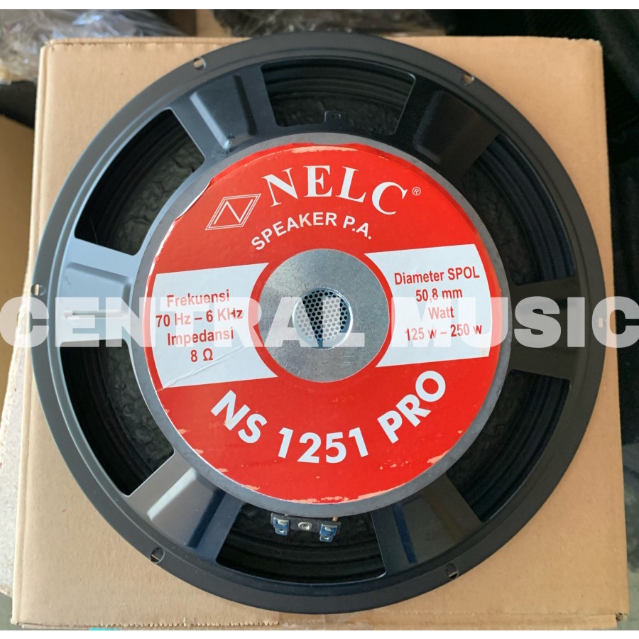 Jual SPEAKER KOMPONEN NELC 12 INCH NS1251 PRO FULL RANGE ASLI HIGH ...