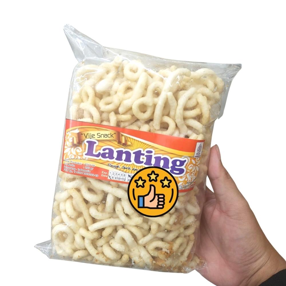 Jual Lanting Vije Snack 250gr Makanan Ringan Renyah Krispi Cemilan ...