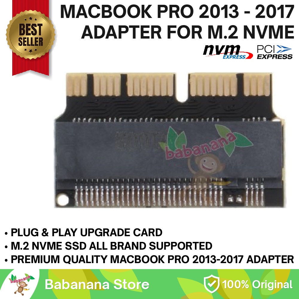 Jual SSD Mac Adapter M.2 NGFF NVMe Macbook Air Pro 2013 2014 2015 ...