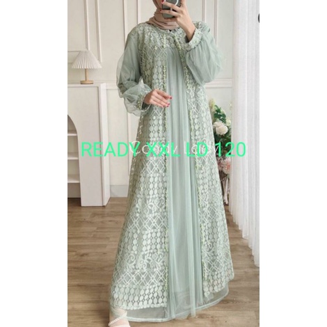 Jual Gamis Brukat Ozias Jumbo super premium | Shopee Indonesia