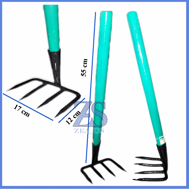 Jual Garukan Tanah Cangkul sampah | Garpu Taman Kebun Garuk selokan got ...