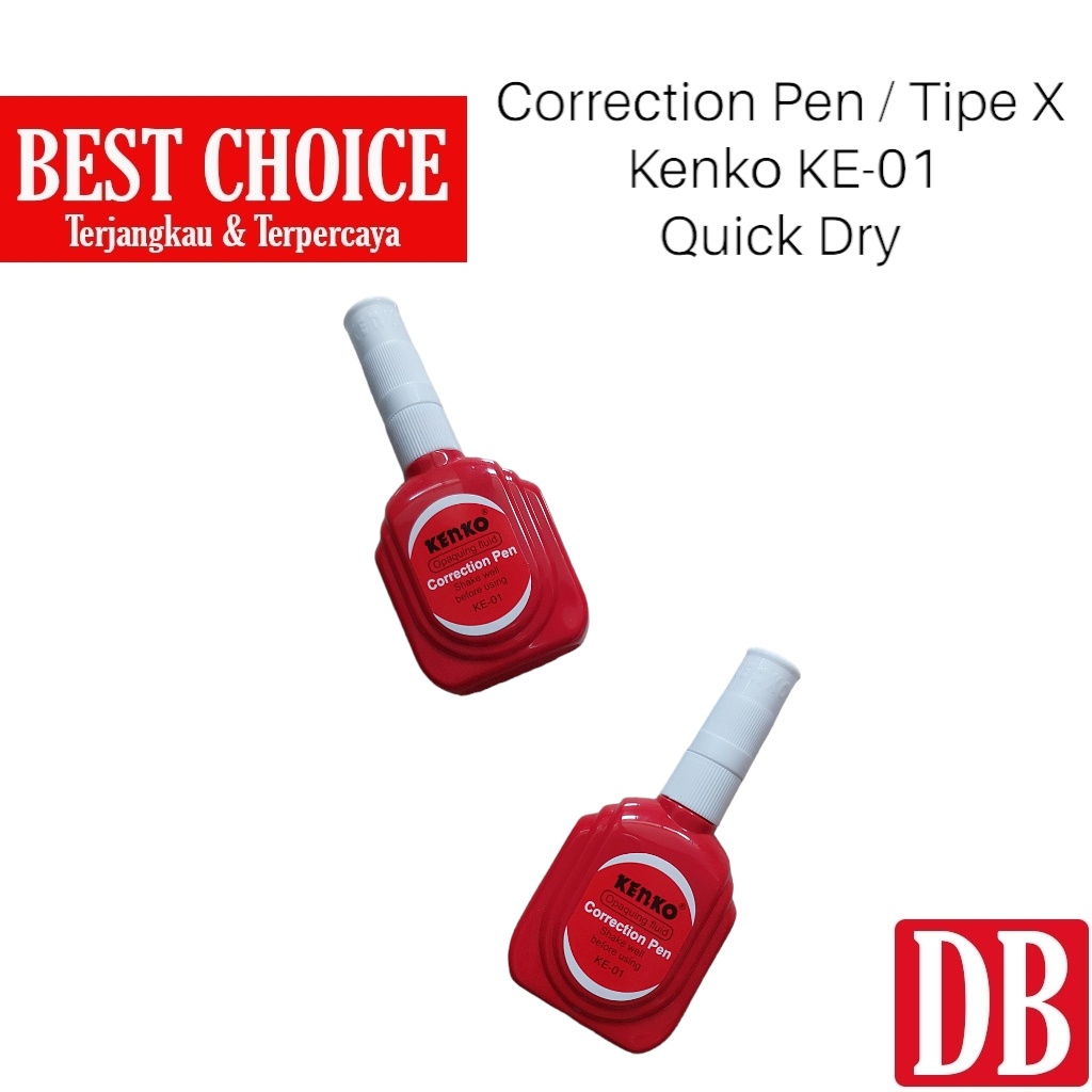 Jual Correction Fluid / Tipe X Cair / Tipex / Tip-Ex Kenko KE-01 ...