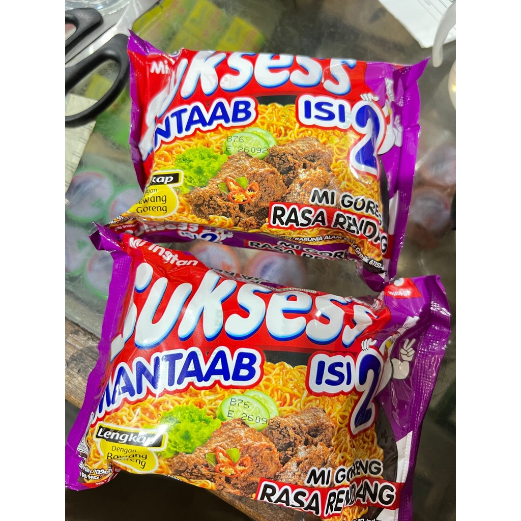 Jual Mie Goreng Instan Suksess Rasa Rendang isi 2 Terbaru Murah Grosir ...