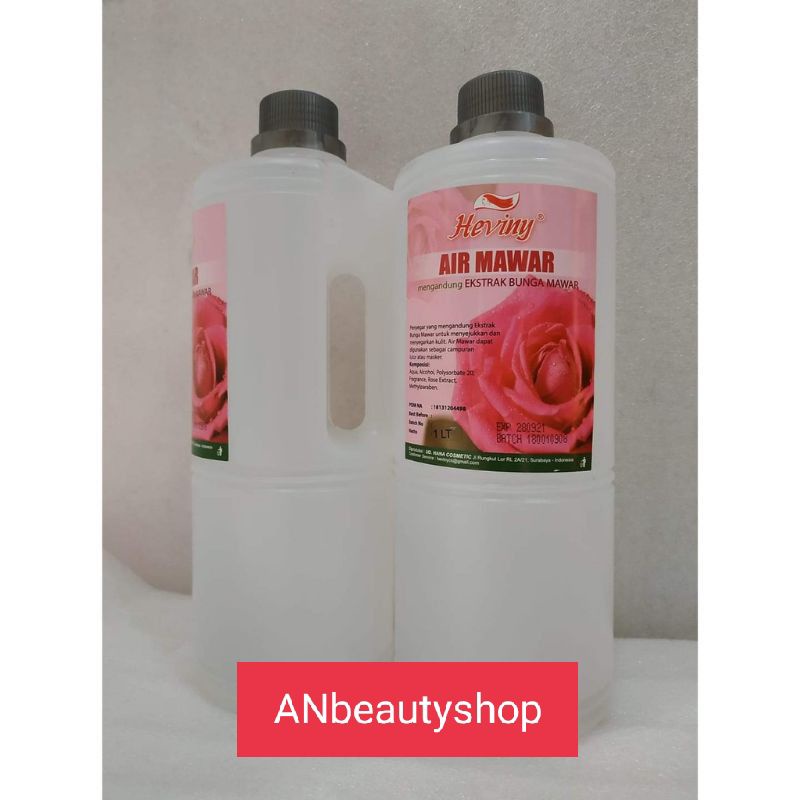 Jual HEVINY AIR MAWAR 1 LITER (1000ml) | Mengandung Exstrak Bunga Mawar ...