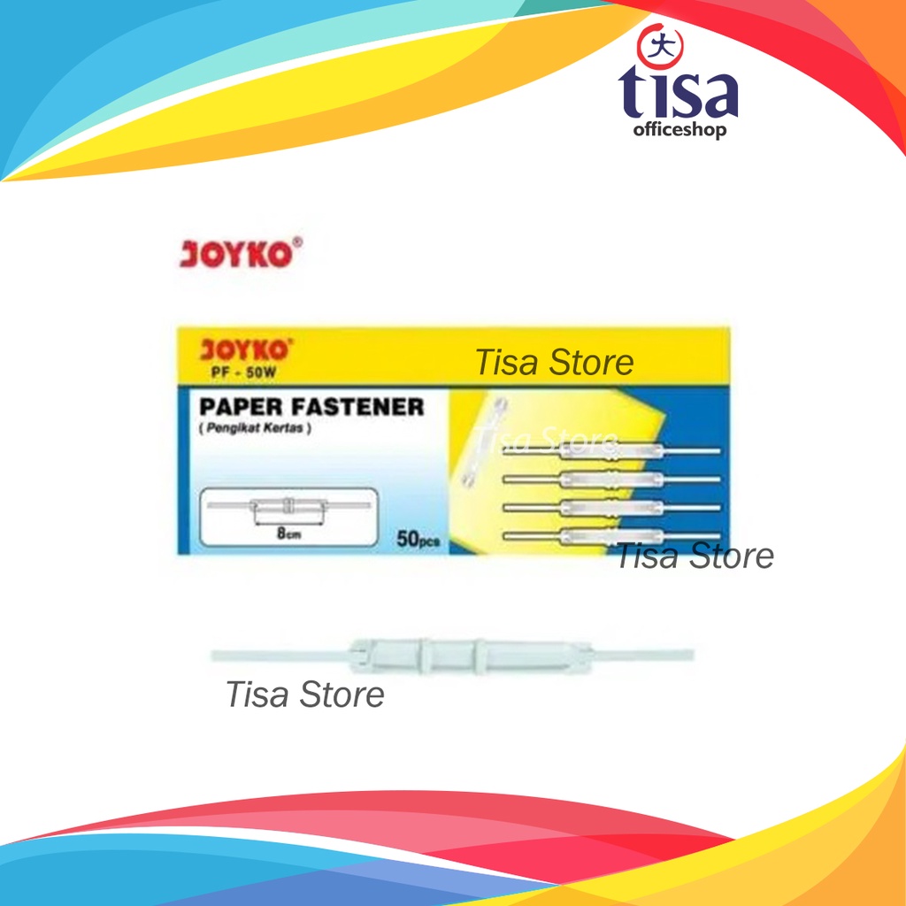 Jual Acco Plastik / Paper Fastener / Pengikat Kertas JOYKO | Shopee ...