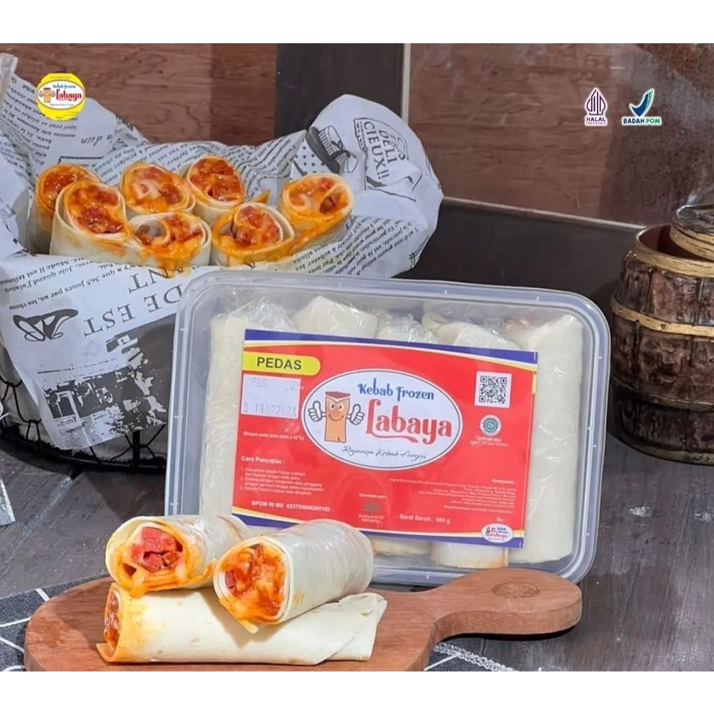 Jual Kebab Frozen Suroboyo/Labaya isi 10 full daging ORI || PEDAS ...