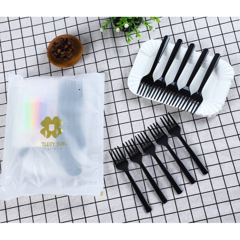 Jual isi 10pcs PIRING DAN GARPU CAKE/ 1 SET ALAT MAKAN UNTUK CAKE ULANG ...