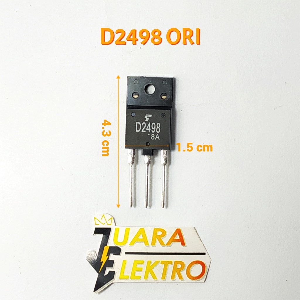 Jual Transistor D2498 ORI | Transistor (TR) Regulator TV Tabung D 2498 ...