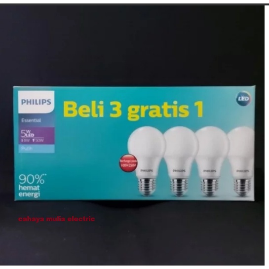Jual Philips LED Essential Multipack 5watt, 7watt, 9watt, 11watt (Beli ...