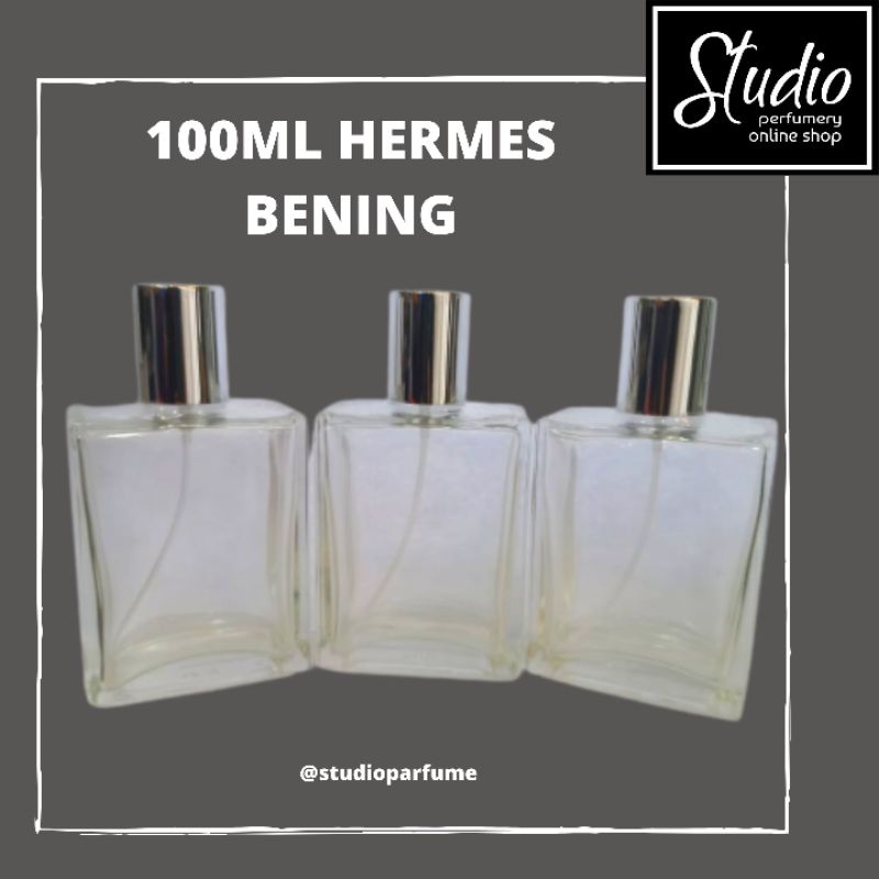 Jual BOYOL PARFUM SPRAY 100ML HRMS BENING | BOTOL KACA | Shopee Indonesia