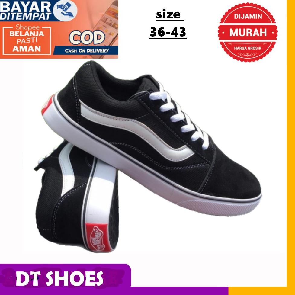 Jual STOK TERBATAS Sepatu Old Skool Classic Hitam Putih Lebih Murah ...