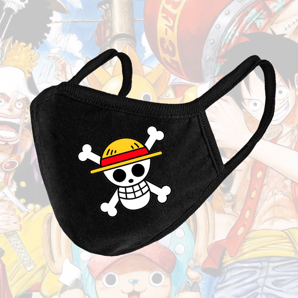 Jual Masker Anime One Piece Jujutsu Kaisen Naruto Bahan Kain 3ply ...