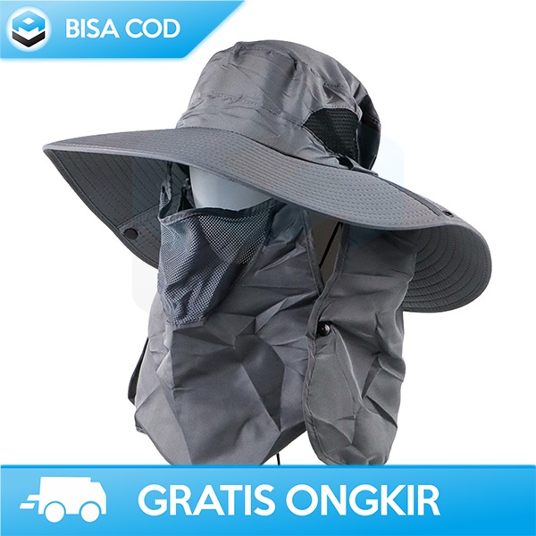 Jual TOPI RIMBA OUTDOOR TOPI UNTUK MEMANCING BAHAN KATUN ANTI PANAS DAN ...