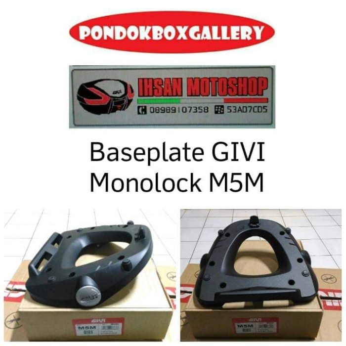 Jual BASEPLATE BASE PLATE TATAKAN BOX GIVI M5M ITALY PISPOT MONOLOCK ...