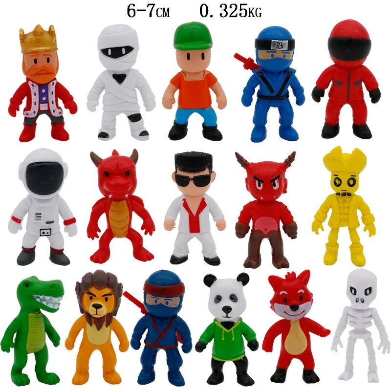 Jual Action Figure STUMBLE GUYS Set Miniatur Topper Kue Mainan Pajangan ...