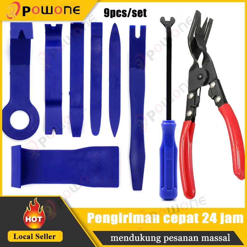 Jual Auto Car Trim Removal Tool Kit Panel Door Fastener Auto Dashboard ...