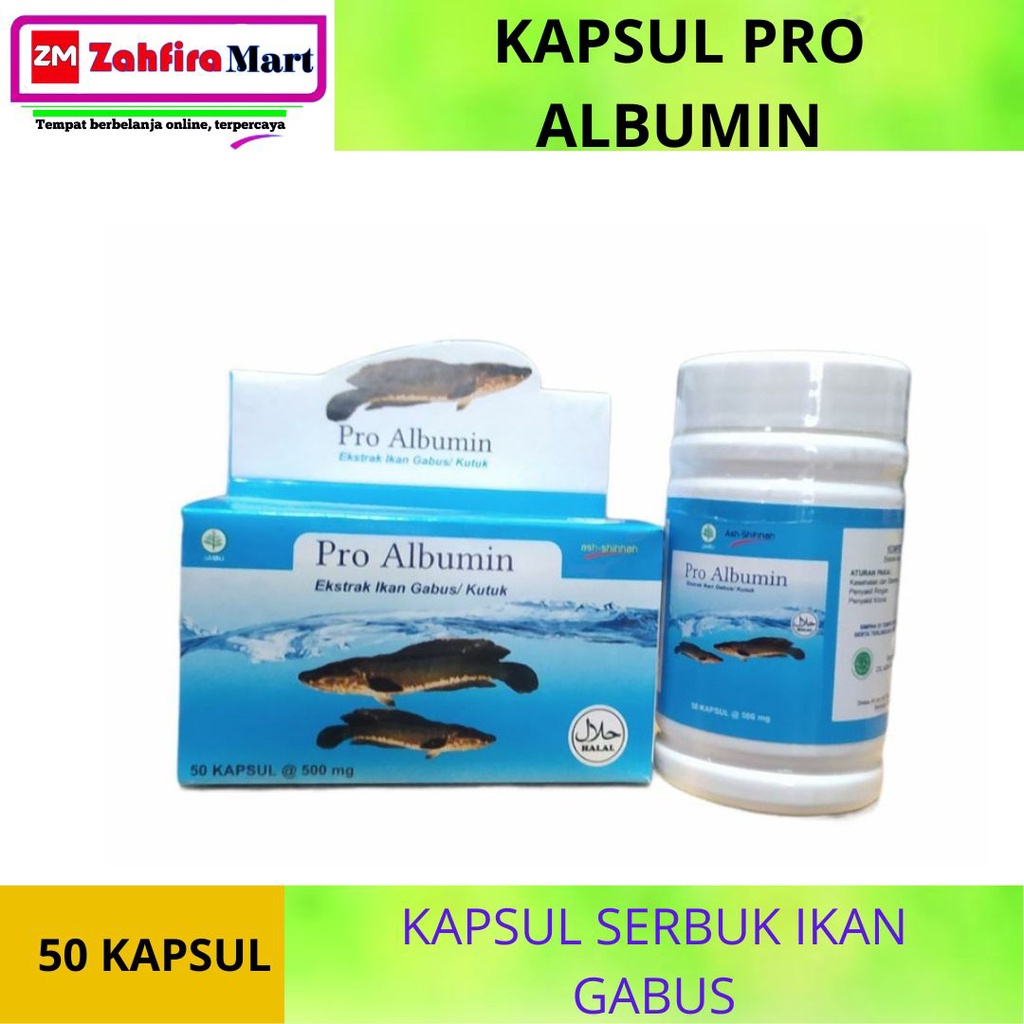 Jual Pro Albumin Asli Kapsul Ekstrak Ikan Gabus Untuk Obati Luka Pasca Operasi Radang Persendian ...