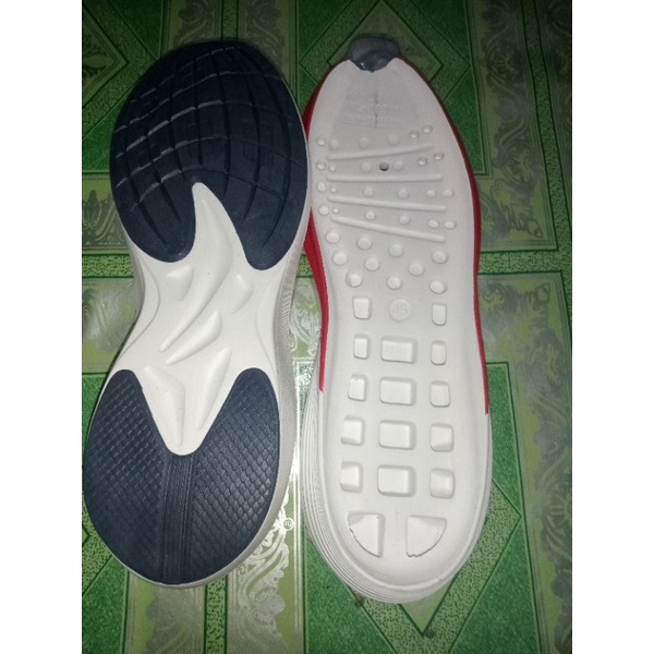 Jual sol bawah buat sepatu running bahan phylon tapak ruber | Shopee ...