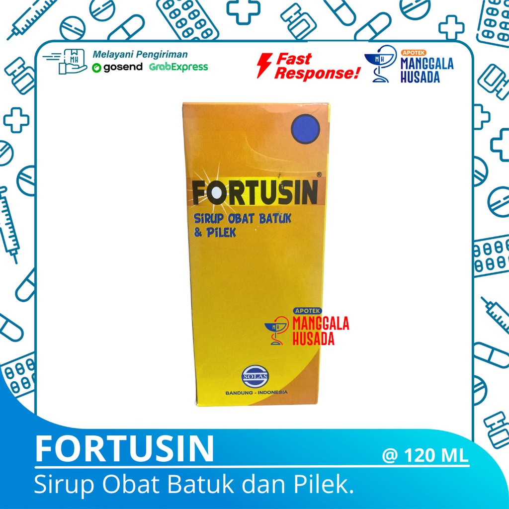 Jual FORTUSIN SIRUP OBAT BATUK & PILEK @ 120 ML | Shopee Indonesia