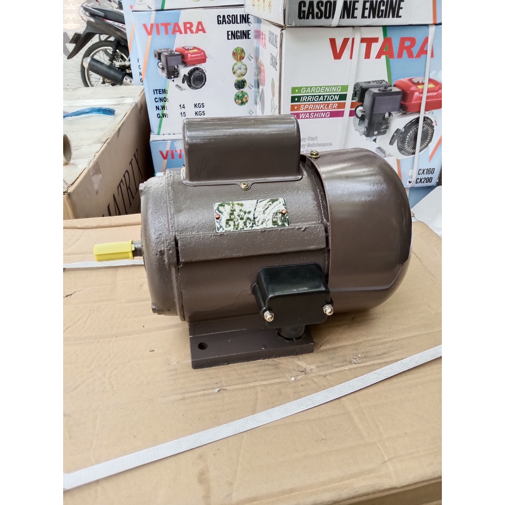Jual Dinamo 1/2 hp Sumura 1 phase 1400 rpm Elektromotor Sumura 0,5hp ...