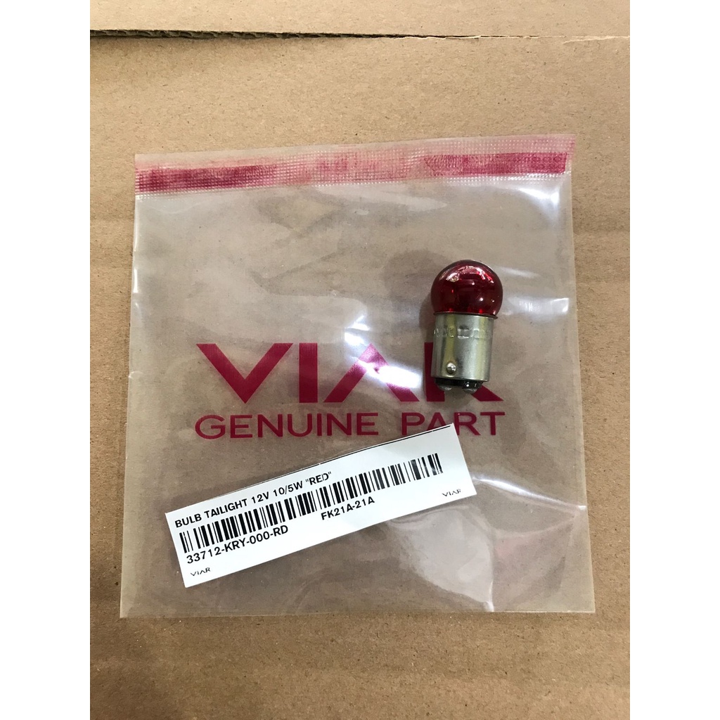 Jual Bohlam Lampu Rem Belakang Viar Karya 150 200 300CC Bit Original ...
