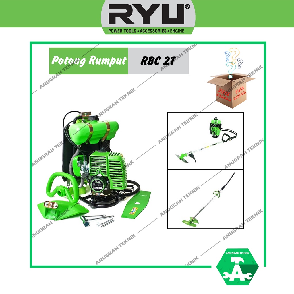 Jual RYU RBC2T Mesin Potong Rumput Bensin Brush Cutter 2 Tak Mesin ...