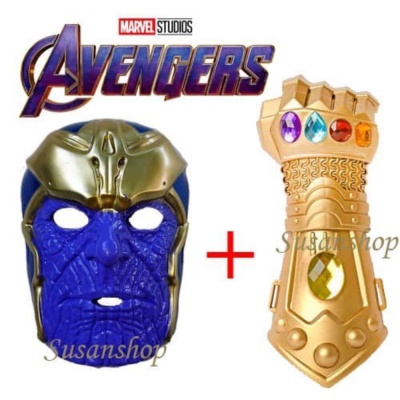 Jual Jual Topeng dan tangan thanos infinity gauntlet halloween avengers ...