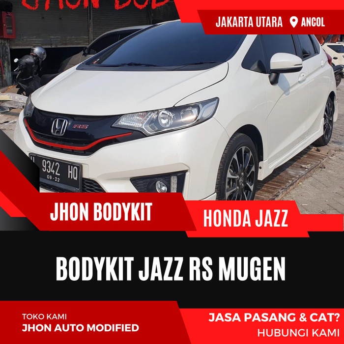 Jual BODYKIT JAZZ RS MUGEN 2015 2016 2017 2018 GK5 ADD ON. | Shopee ...