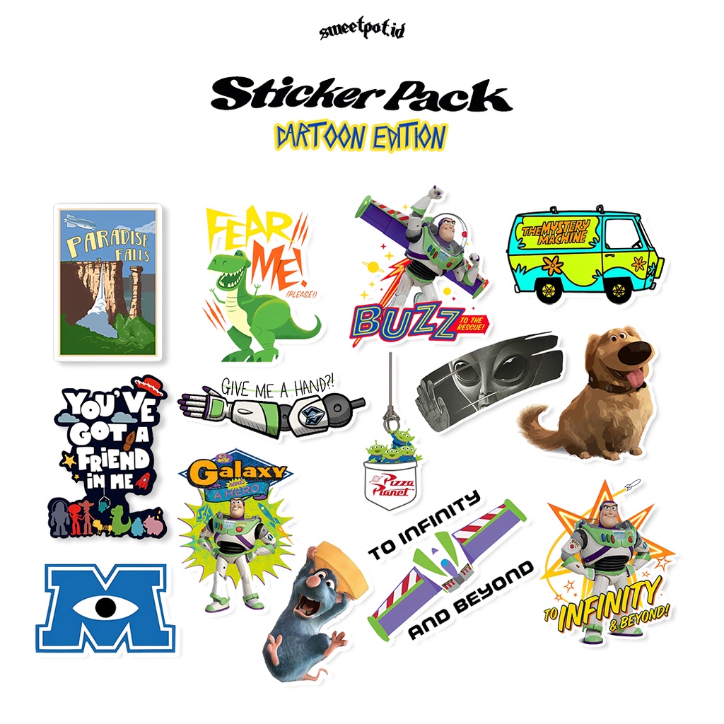 Jual STICKER KARTUN / STICKER BIJIAN / STICKER ECERAN / STICKER DISNEY ...