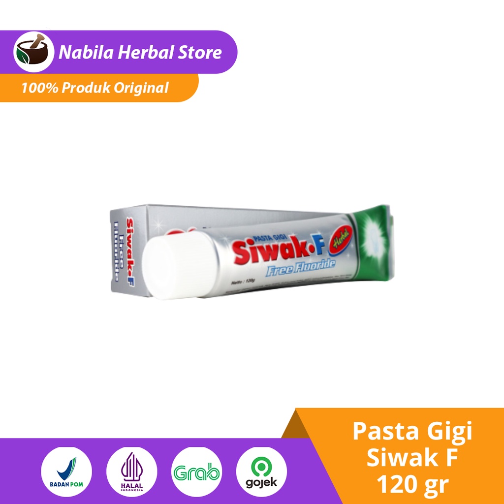 Jual Pasta Gigi Siwak F Isi 190 gram Free Fluride Odol Siwak | Shopee ...