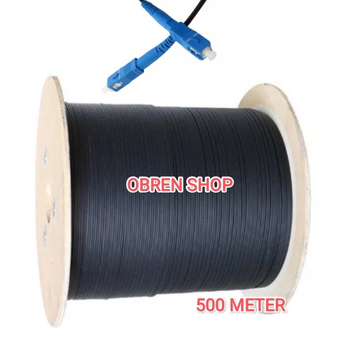 Jual Kabel Fo Fiber Optic Sc - Sc Single Core 500 Meter | Shopee Indonesia