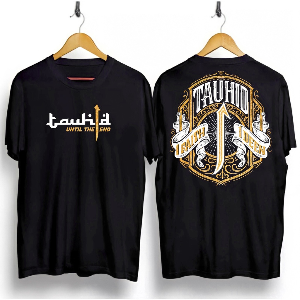 Jual Sigai KAOS DISTRO MUSLIM TAWHED / KAOS SATU IMAN DAKWAH / kaos ...