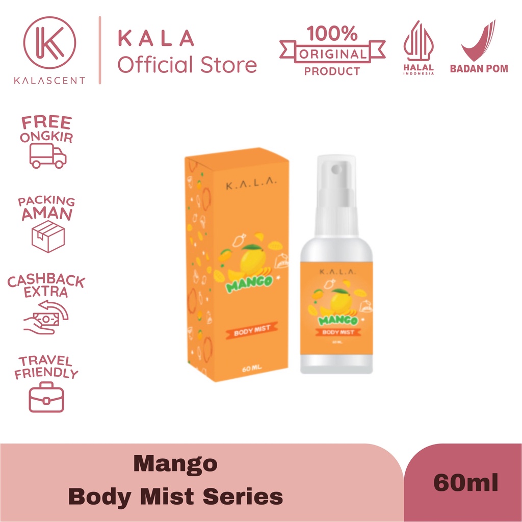 Jual KALA Body Mist Mango Fruity Series | Shopee Indonesia