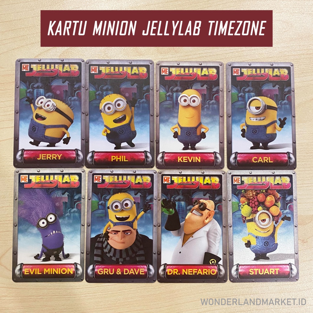 Jual [Timezone] Kartu Minion / Despicable Me JellyLab | Shopee Indonesia