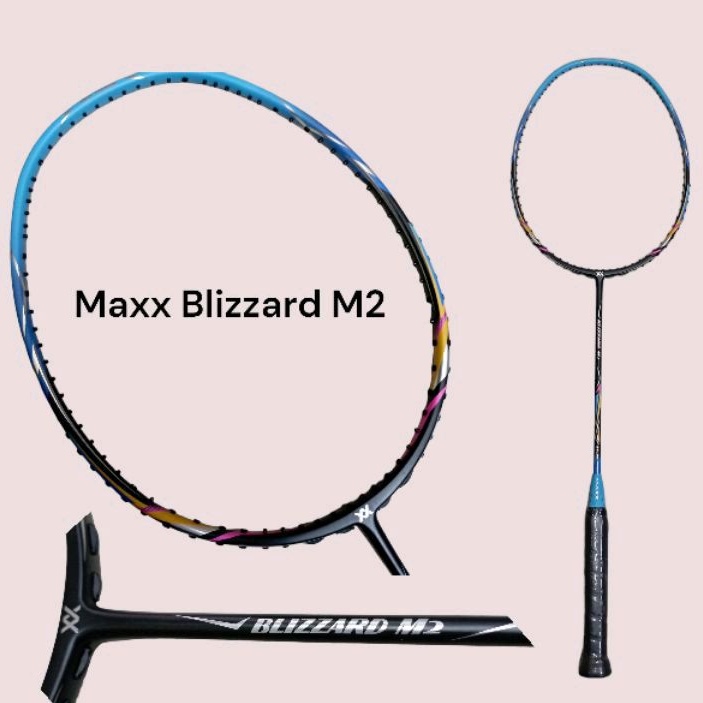 Jual Raket Badminton Maxx Blizzard M2 - BIRU | Shopee Indonesia