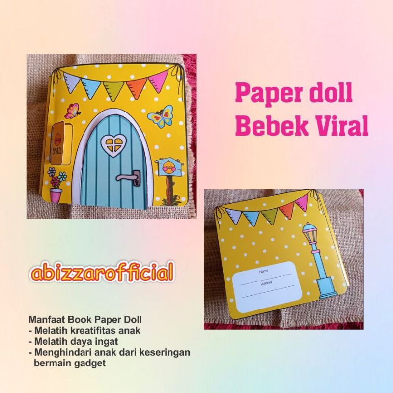 Jual PAPER DUCK MAINAN EDUKASI ANAK QUITE BOOK BONGKAR PASANG SENDIRI ...