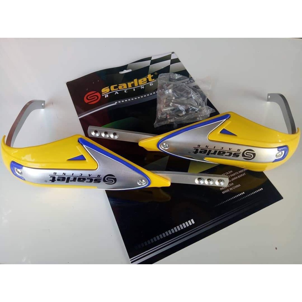 Jual Scarlet CRF KLX Supermoto Handguard tulang besi + cover pelindung ...