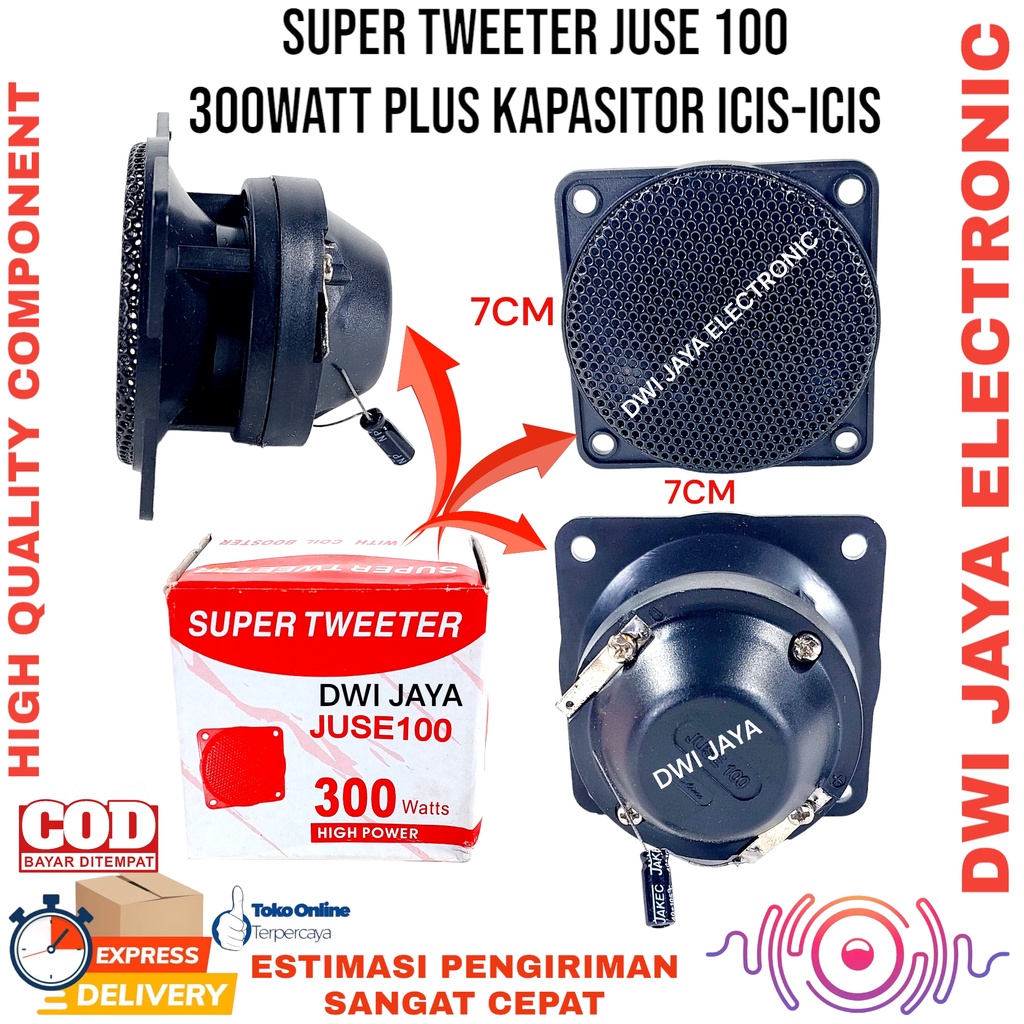 Jual Tweeter 100 Juse Speaker Twitter Twiter Tweter Tuiter Speaker ...