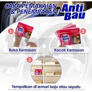 Jual BAGUS ANTI BAU LEMARI 50gr PENGHILANG PENYERAP BAU APEK PAKAIAN ...