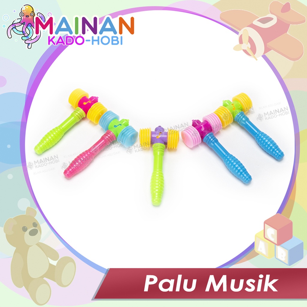 Jual SOUVENIR KADO MAINAN EDUKASI ANAK MINIATUR PALU KECIL BUNYI SUARA ...