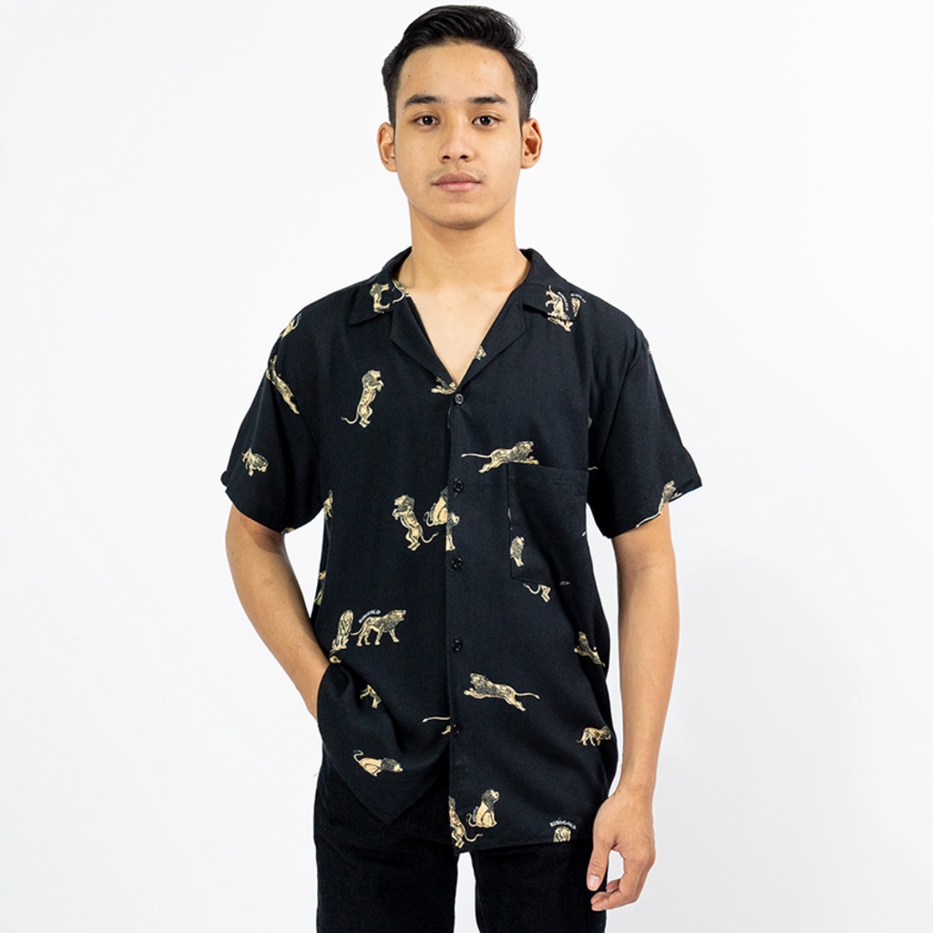 Jual Ribsgold Kemeja Pattern Lion | Shopee Indonesia