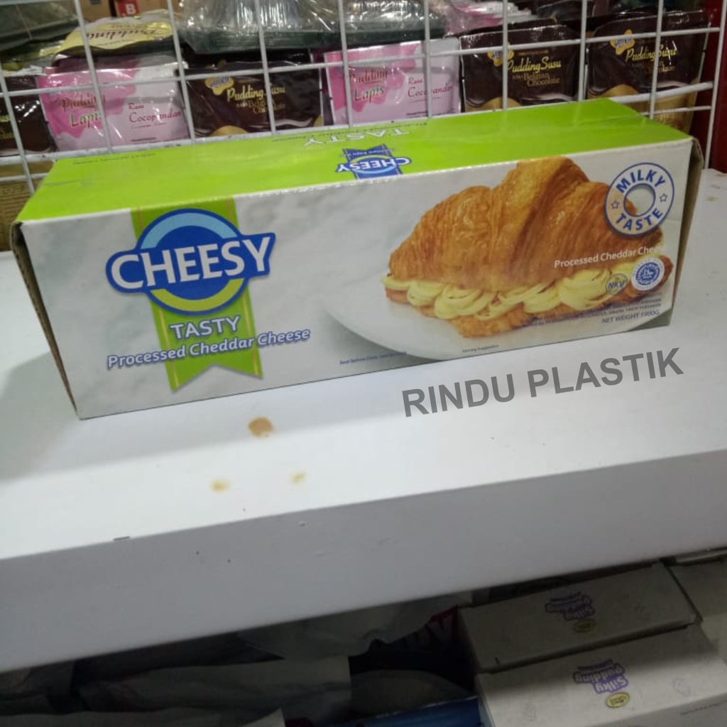 Jual Keju Cheddar Cheesy Tasty 2 Kg | Shopee Indonesia