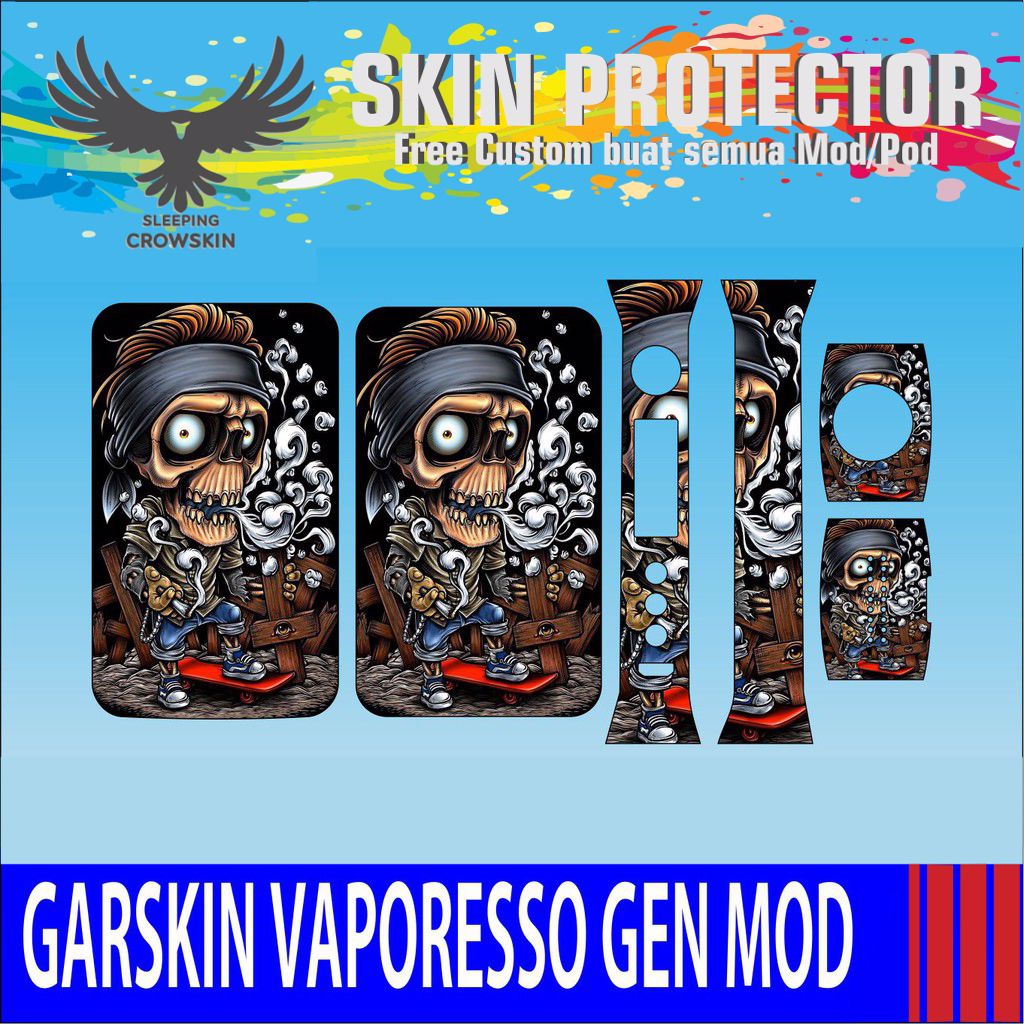 Jual Premium Garskin/Stiker Vaporesso Gen Mod Custom & Bayar Ditempat ...