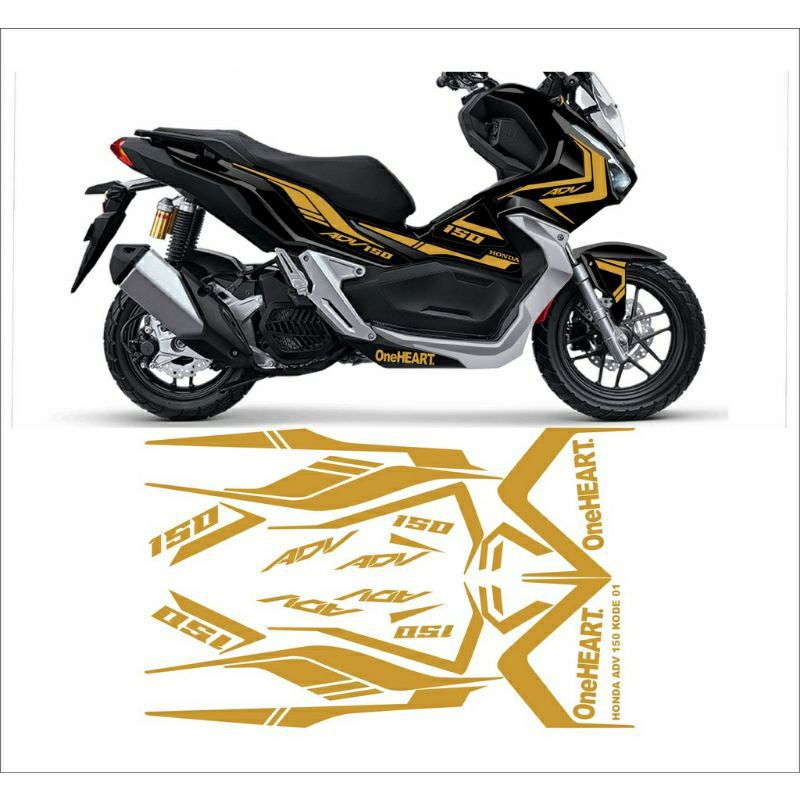 Jual DECAL STIKER FULL BODY HONDA ADV STRIPING REDBULL ADV 150 CUSTOM ...