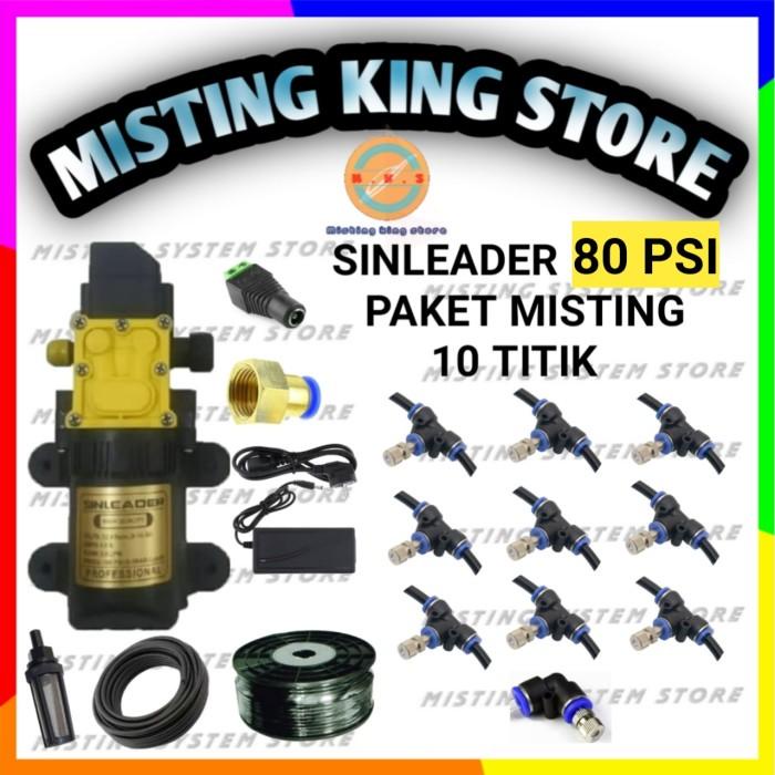 Jual PAKET MISTING 10 TITIK POMPA DC 12V EMBUN KABUT WALET HIDROPONIK ...