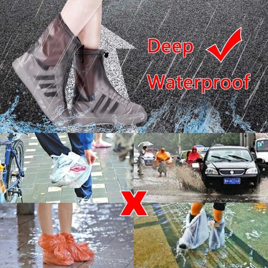 Jual Cover Hujan Sepatu Reusable Rain Boot Cover | Shopee Indonesia